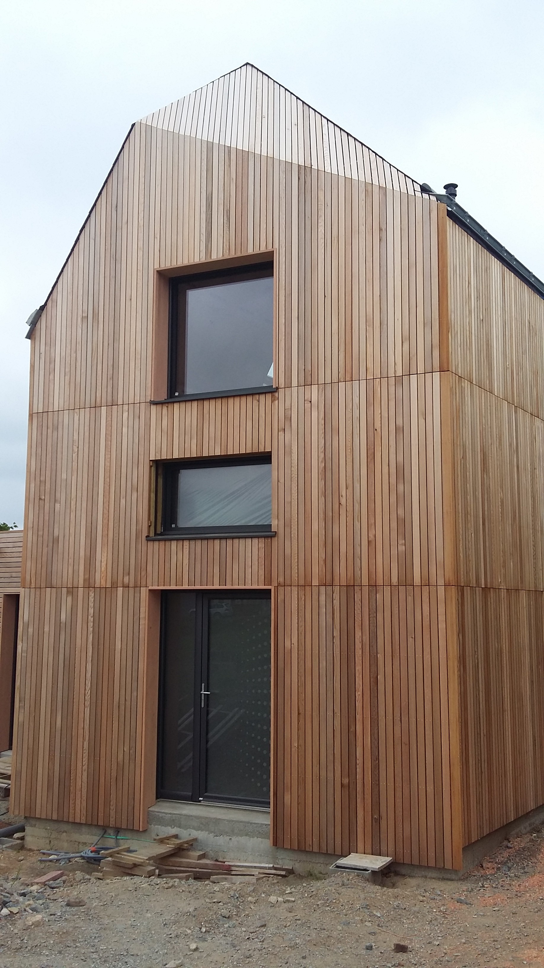 Différents bardages pour les extensions et les maisons ossature bois - ACB Charpente Menuiserie Bois